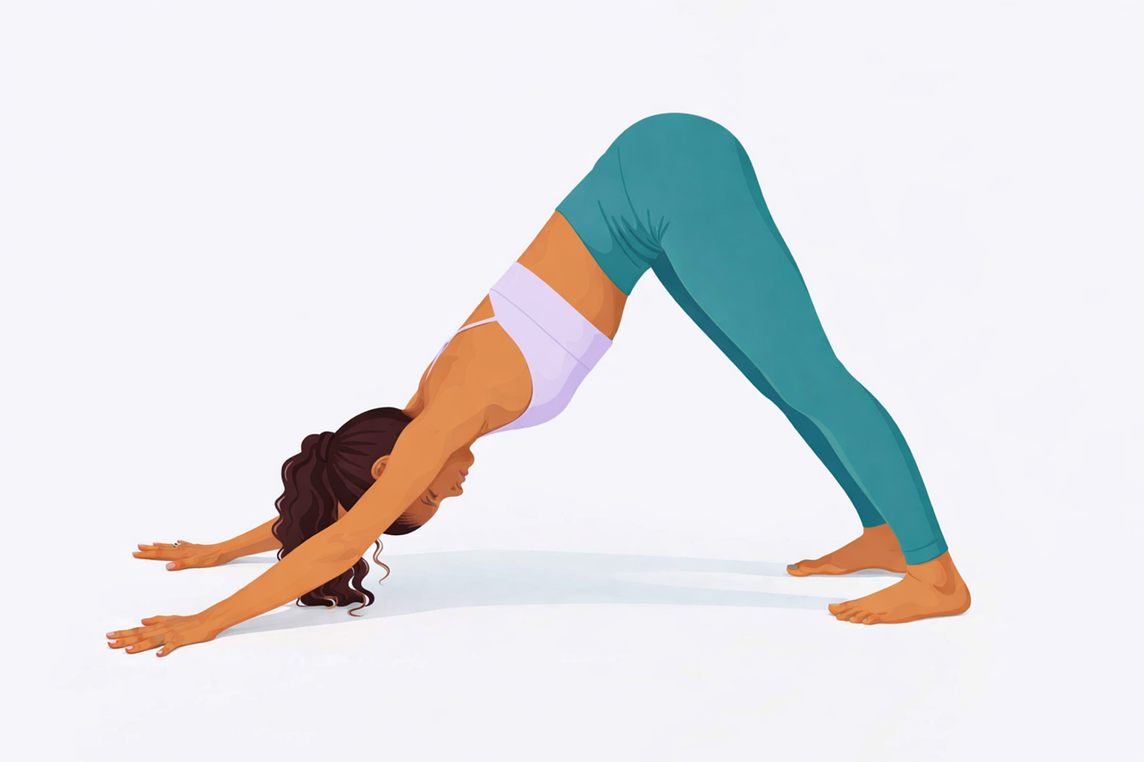 Download Yoga, Yoga Pose, Downward Dog. Royalty-Free Vector Graphic ...