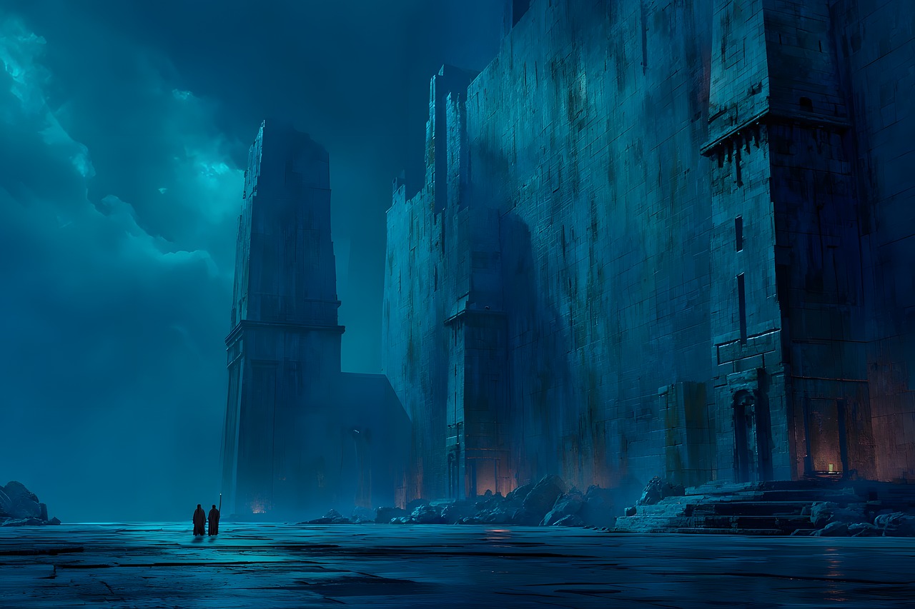 Download Fortress, Wall, Anime. Royalty-Free Stock Illustration Image ...