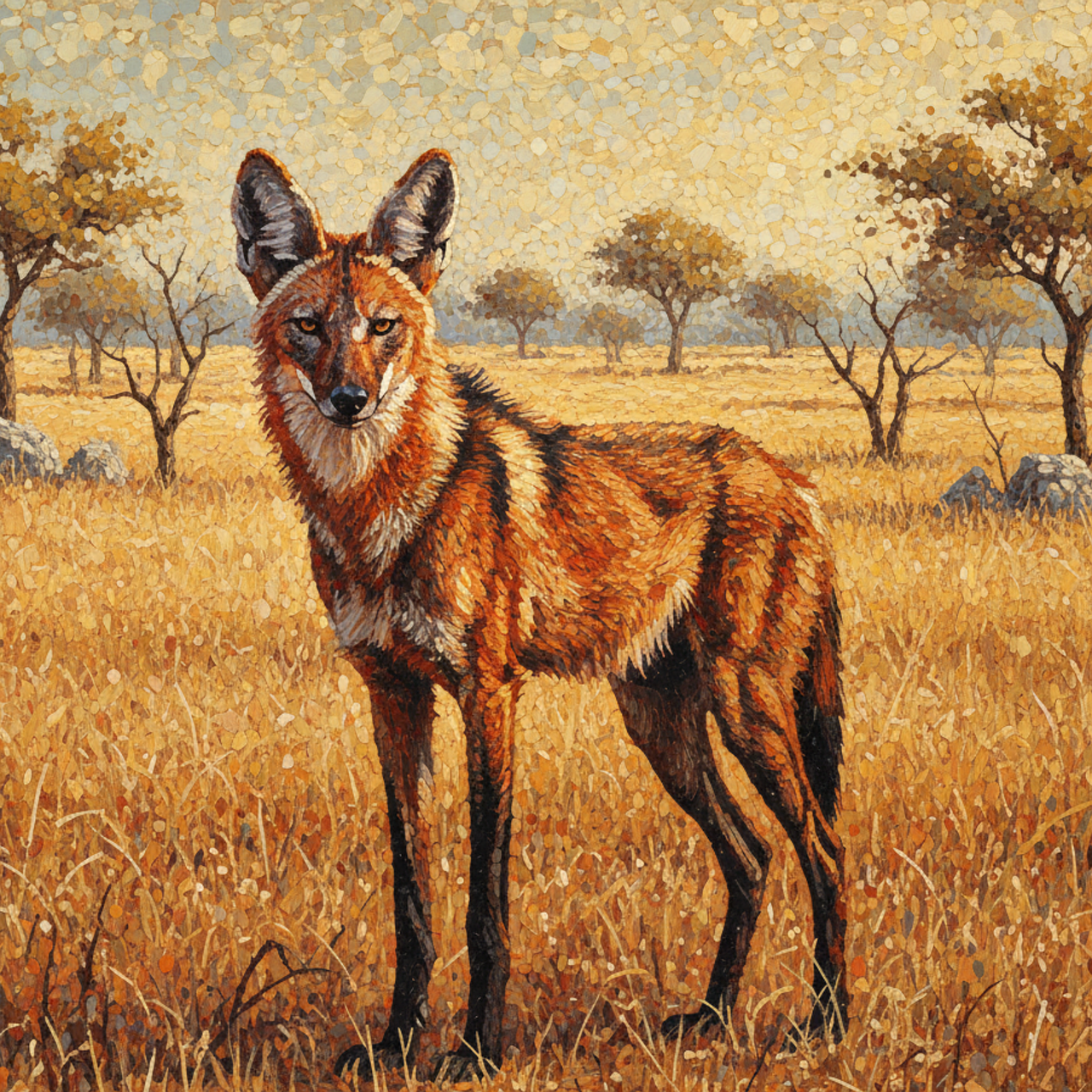 Download Wolf, Mosaic Art, Wilderness. Royalty-Free Stock Illustration ...