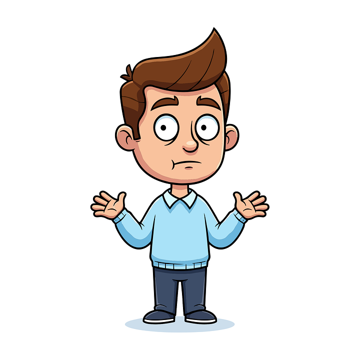 Download Cartoon Boy, Confused Expression, Puzzled Child. Royalty-Free ...