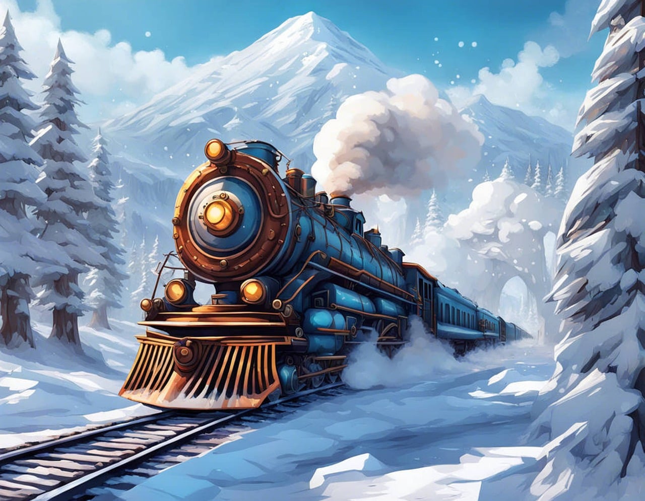 Download Train, Railway, Locomotive. Royalty-Free Stock Illustration ...