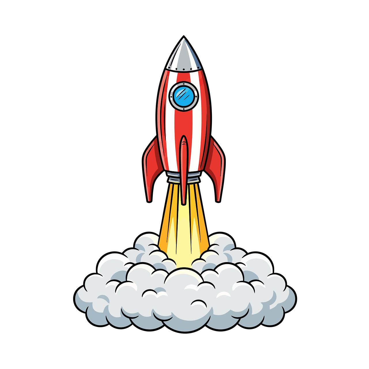 Download Rocket, Cartoon, Drawing. Royalty-Free Stock Illustration ...