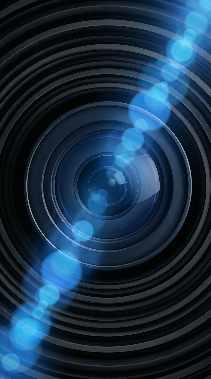 Download Lens, Camera, Blue. Royalty-Free Stock Illustration Image ...
