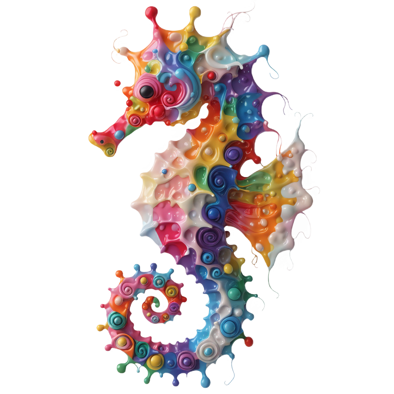 Download Seahorse, Colorful, Design. Royalty-Free Stock Illustration ...
