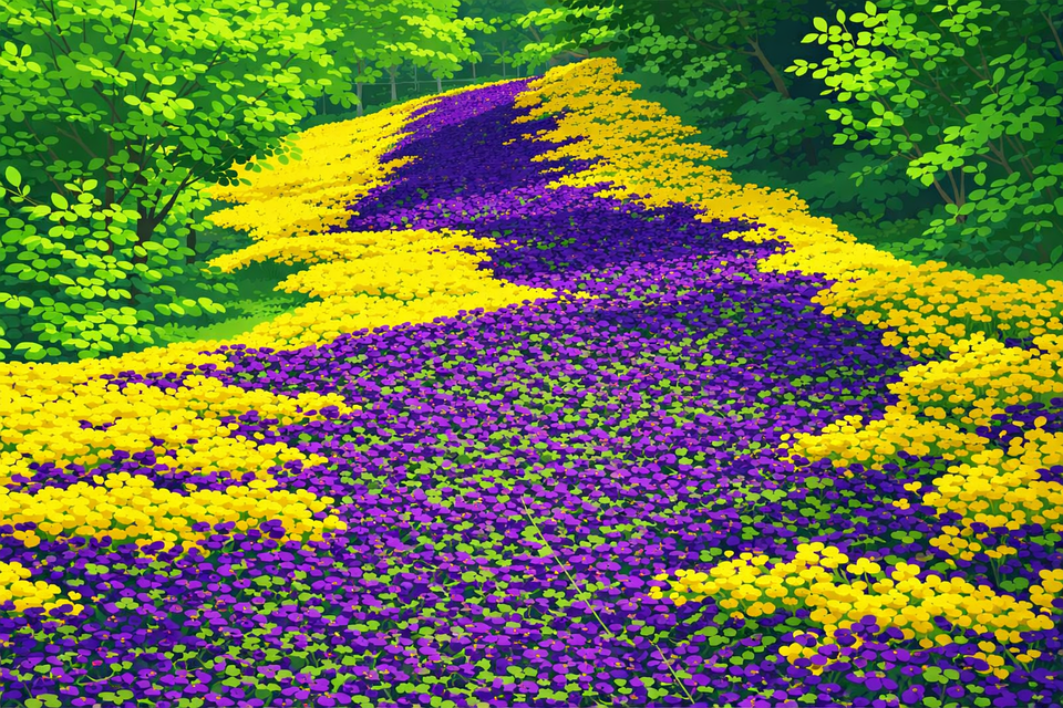 Download Flowers, Flower Field, Yellow Flowers. Royalty-Free Vector ...