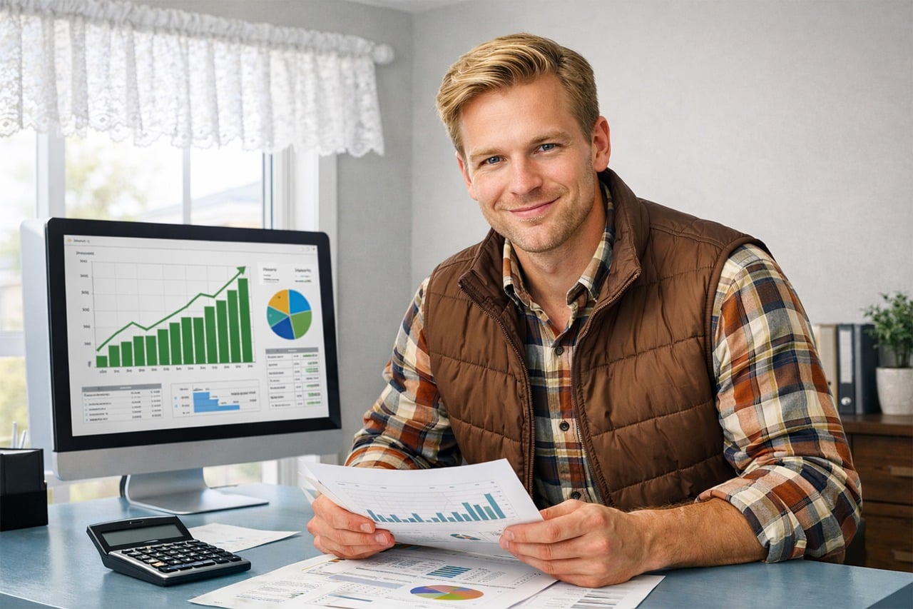 Man Accountant Charts - Free photo on Pixabay