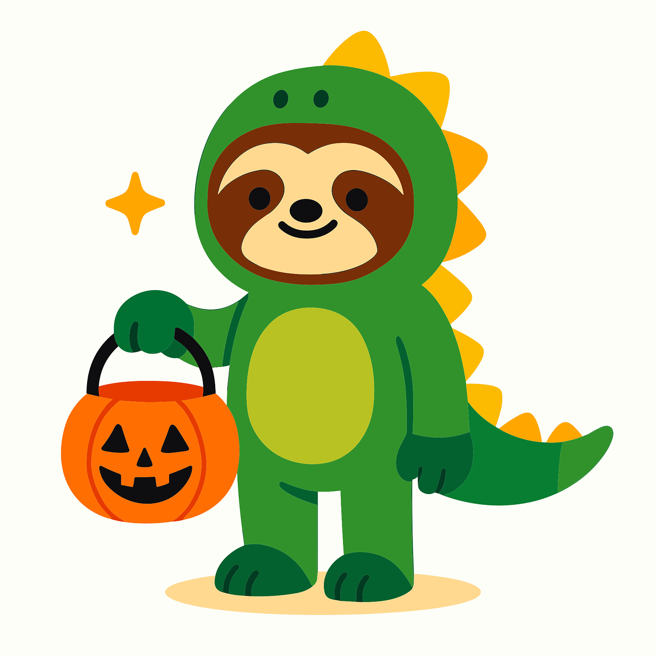 Download Sloth, Dinosaur, Halloween. Royalty-Free Vector Graphic - Pixabay