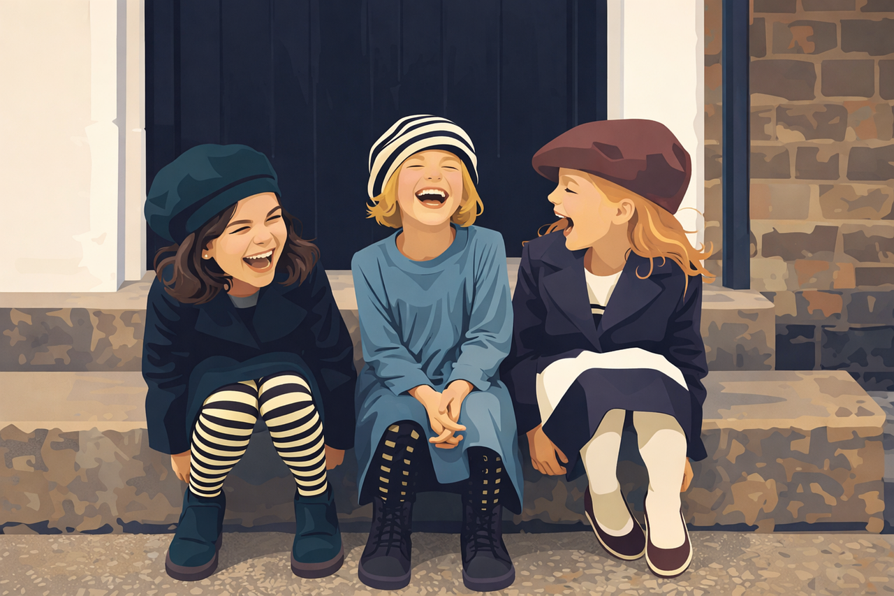 Download Children Laughing, Kids Friendship, Happy Children. Royalty ...