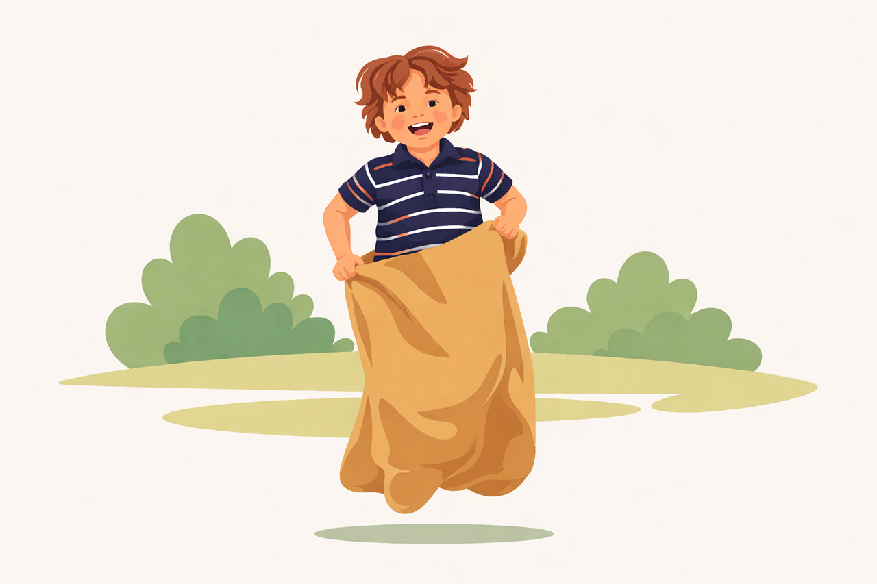 Download Kid, Child, Sack Race. Royalty-Free Vector Graphic - Pixabay