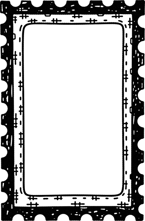 Download Scalloped Frame, Postage Stamp, Edge. Royalty-Free Stock ...