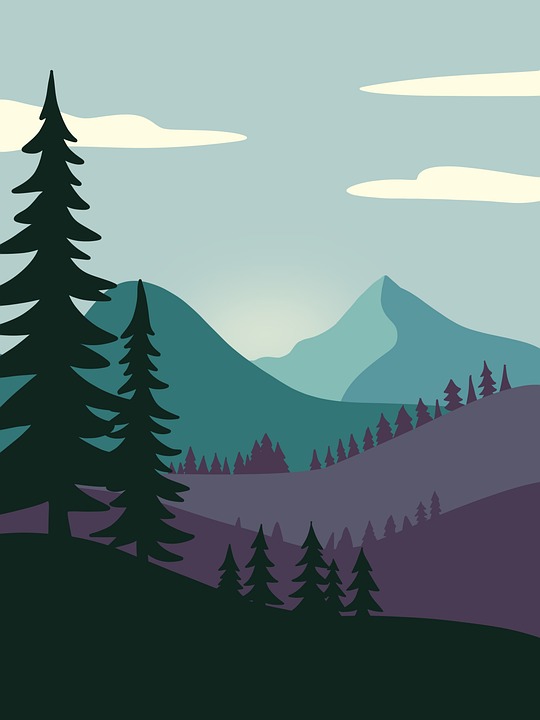 Bosque Paisaje Montañas - Imagen gratis en Pixabay
