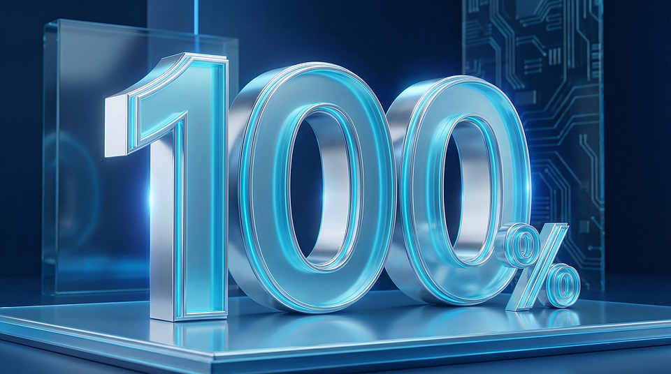 Download Percentage, Hundred, Blue. Royalty-Free Stock Illustration ...