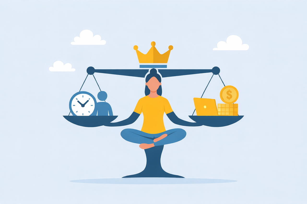 Download Work Life Balance, Balance Concept, Productivity. Royalty-Free ...