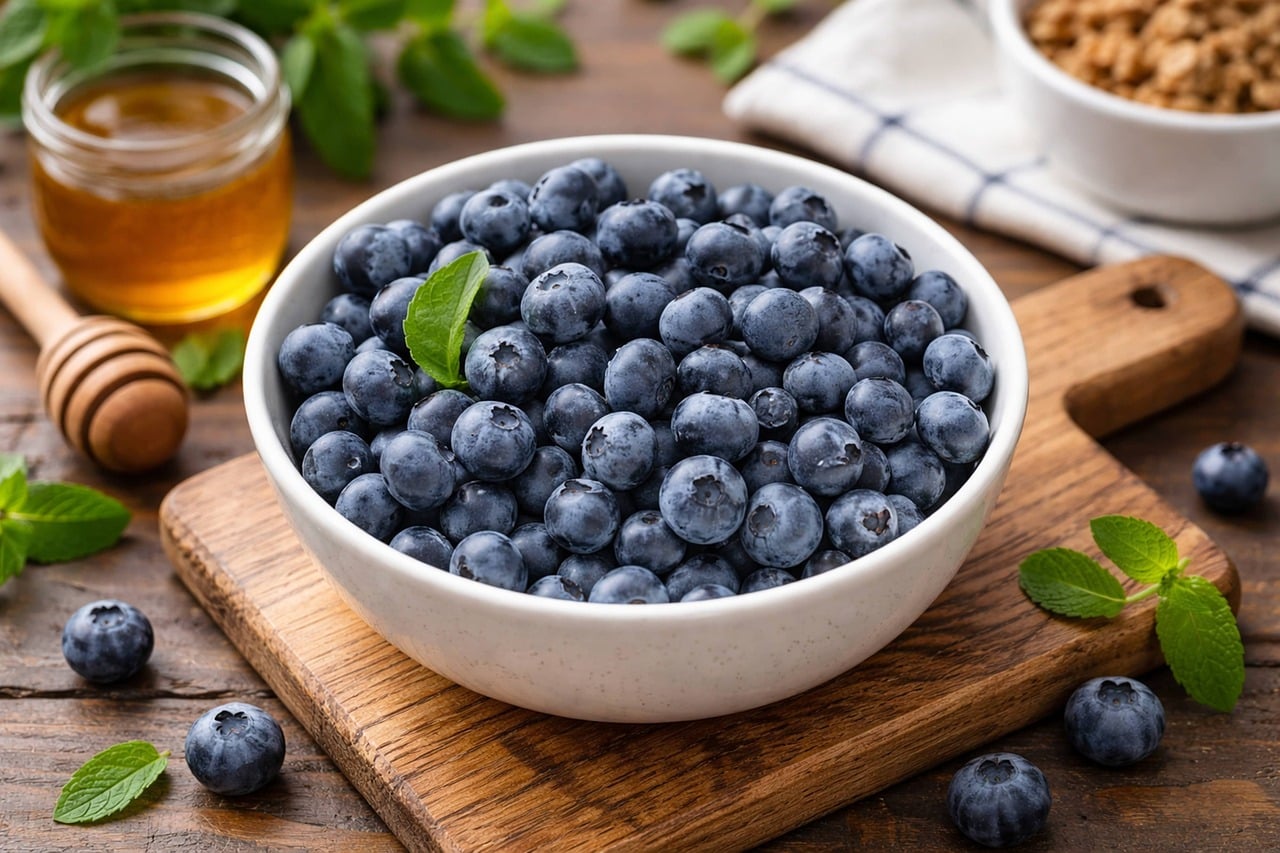 Blueberries White Bowl Fresh Fruit - Free photo on Pixabay