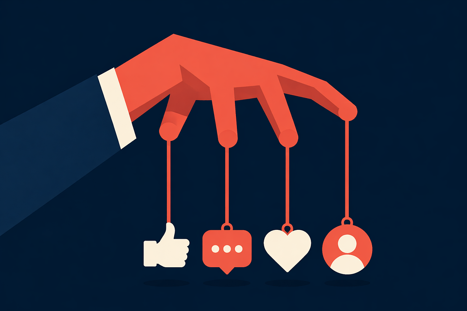 Download Social Media, Manipulation, Control. Royalty-Free Vector ...