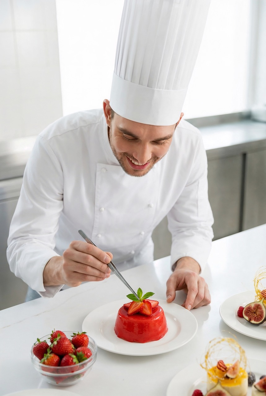 Download Pastry Chef, Dessert, Garnish. Royalty-Free Stock Illustration ...