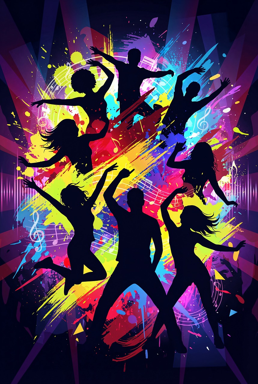 Download Dance, Silhouette, Party. Royalty-Free Stock Illustration ...