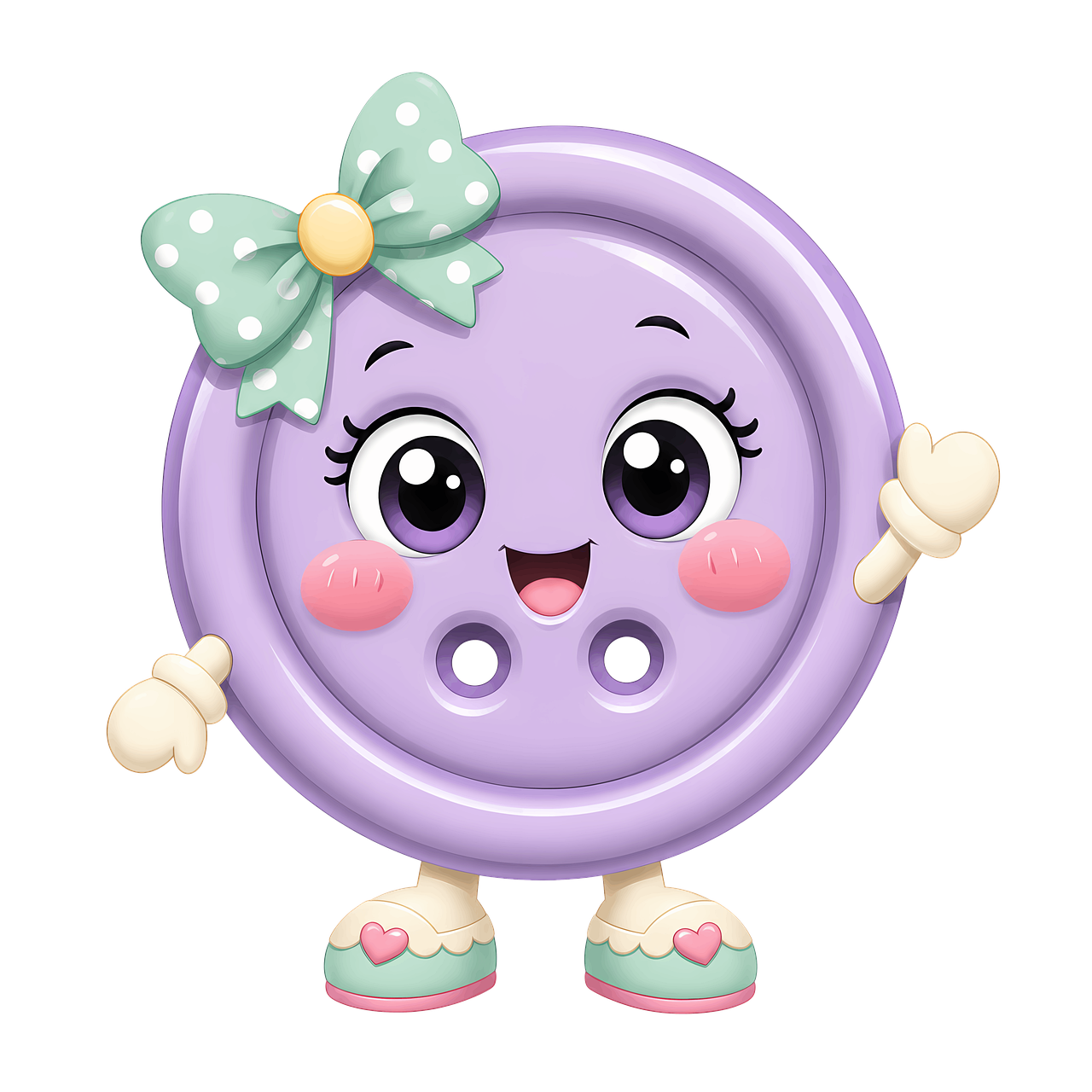 Download Purple Button, Cute Button, Smiling Button. Royalty-Free Stock ...