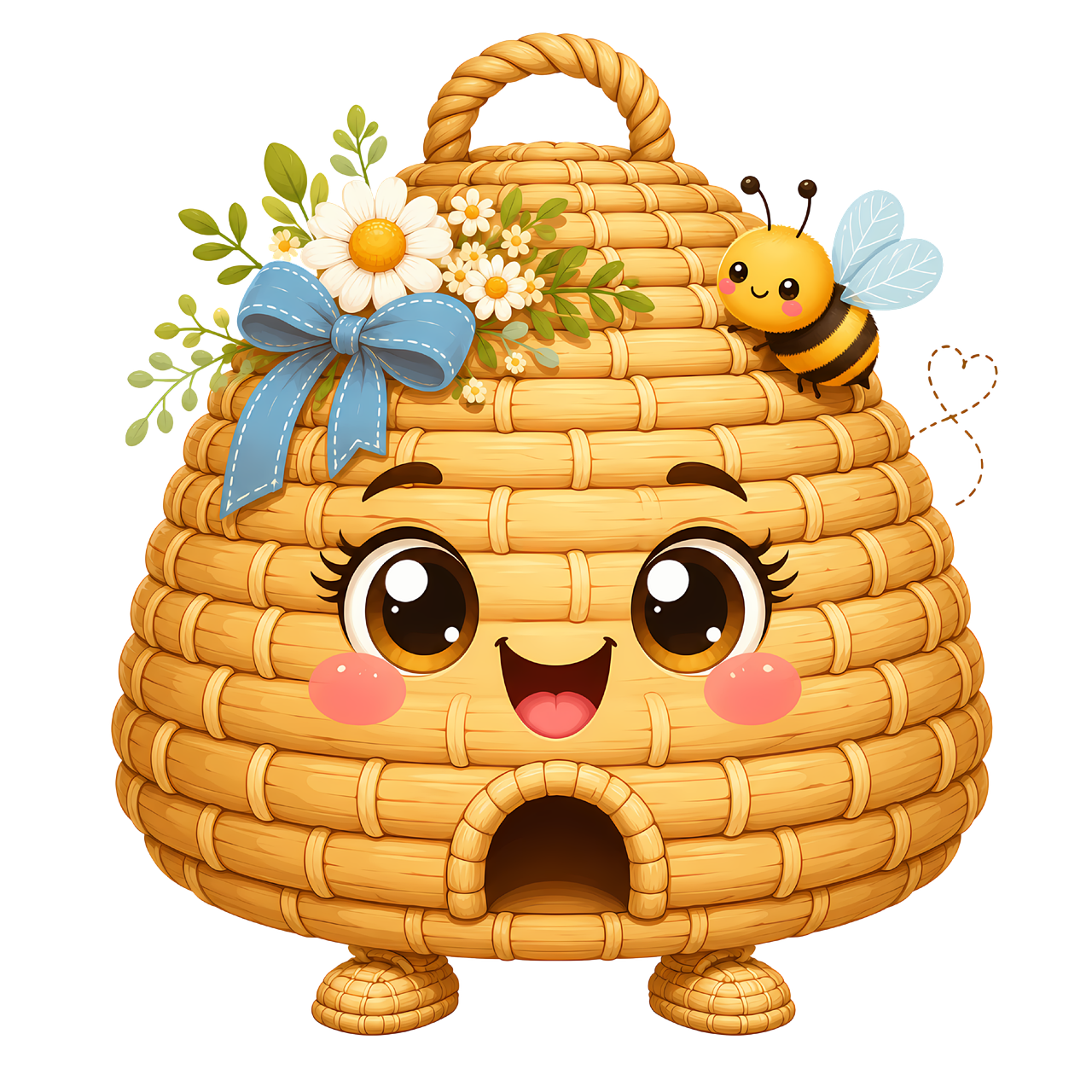 Bijenkorf Bijenmascotte Schattige - Gratis afbeelding op Pixabay