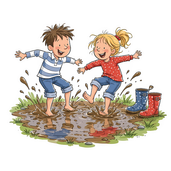 Download Children, Cartoon, Mud. Royalty-Free Stock Illustration Image ...