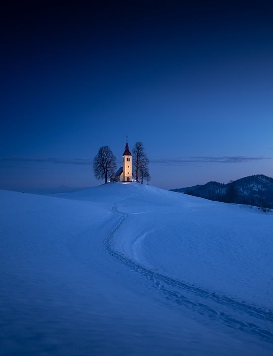 Church Landscape Winter - Free photo on Pixabay