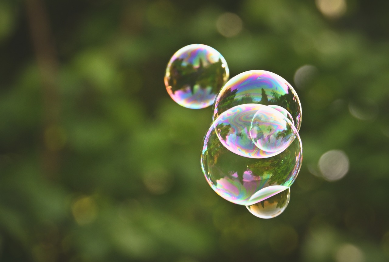 Soap Bubbles Summer Day Green - Free photo on Pixabay