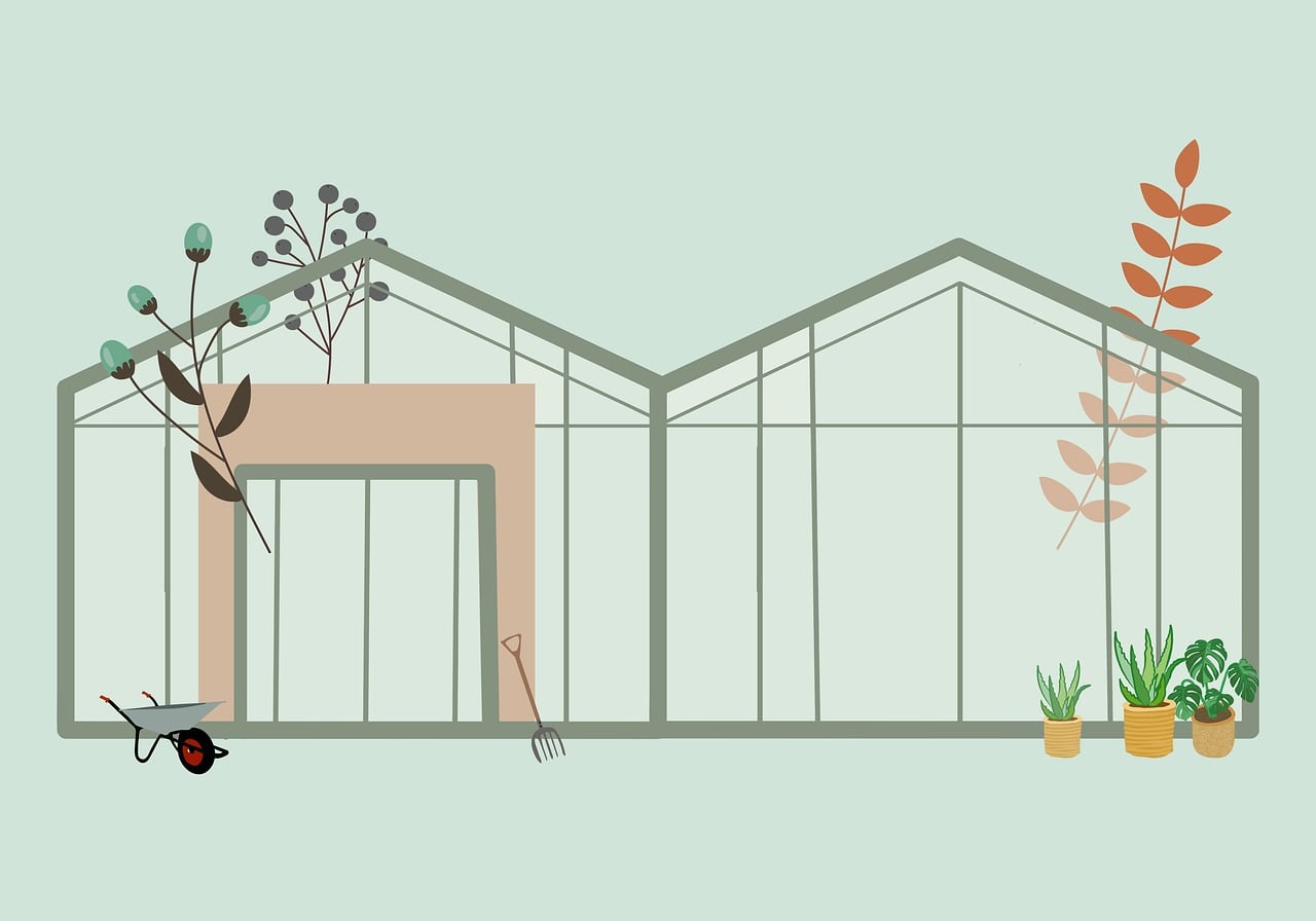 Download Greenhouse, Garden, Botanical. Royalty-Free Stock Illustration ...