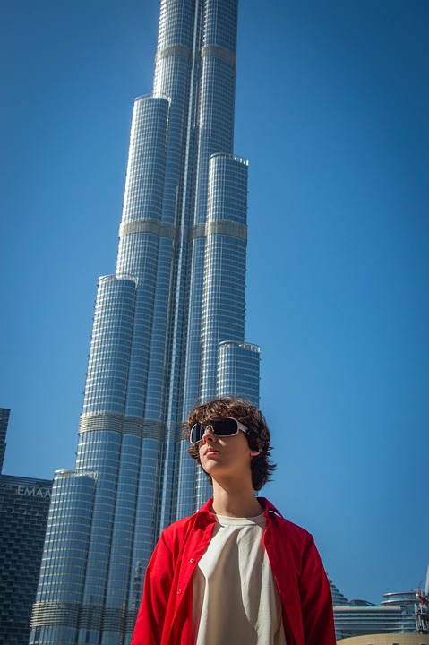 Dubai Burj Khalifa Skyscraper Blue - Free photo on Pixabay