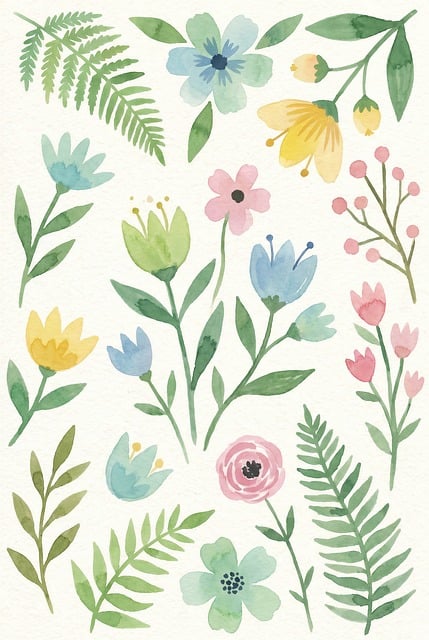 Download Watercolor, Flowers, Botanical. Royalty-Free Stock ...