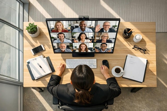 Video Conference Home Office Desk - Free photo on Pixabay