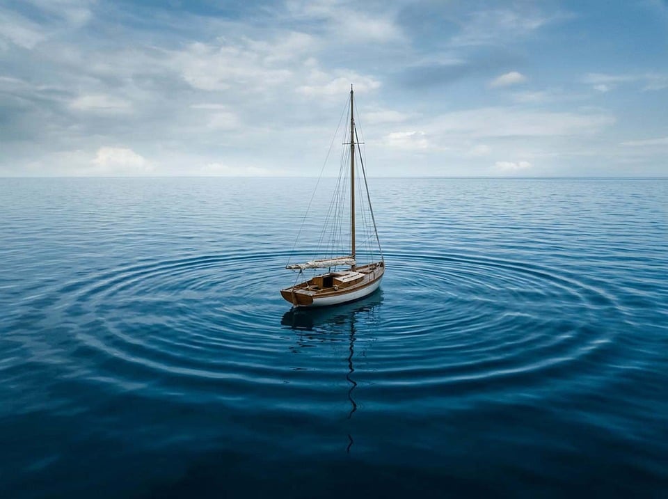 Sailboat Endless Ocean Blue - Free photo on Pixabay