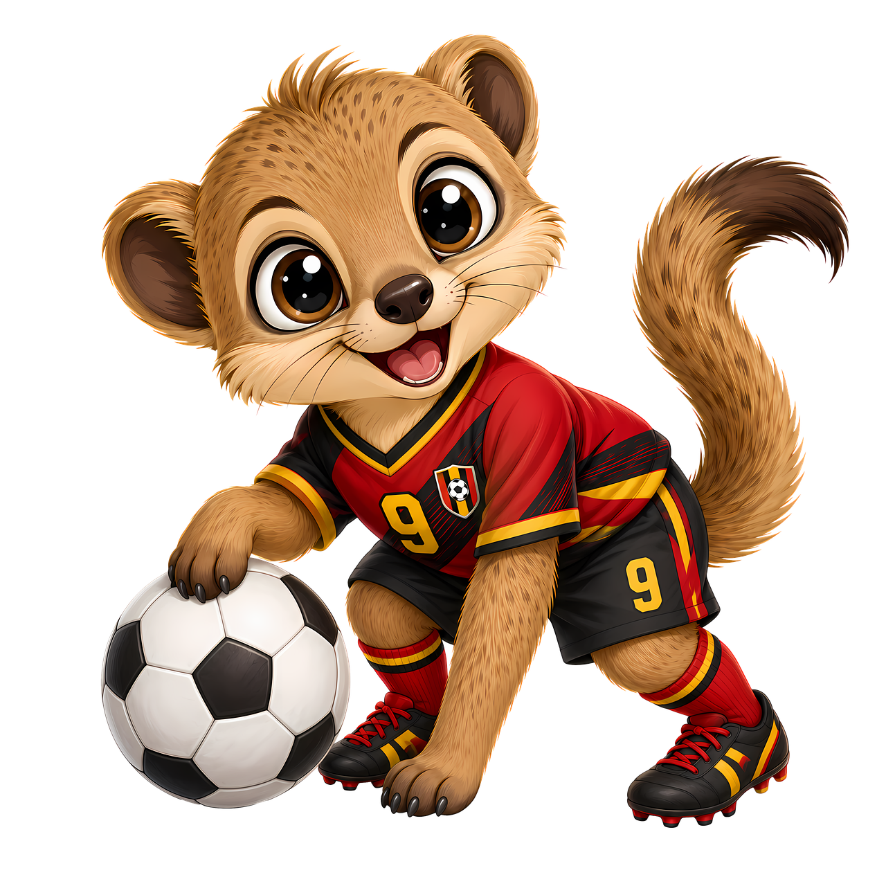 Schattige Mangoest Voetballer - Gratis afbeelding op Pixabay