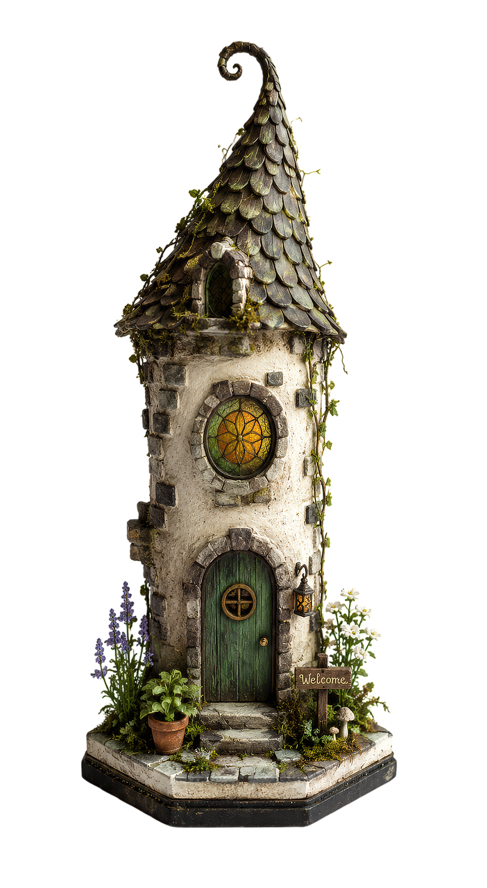 Download Fairy Tale House, Fantasy Tower, Whimsical Window. Royalty ...