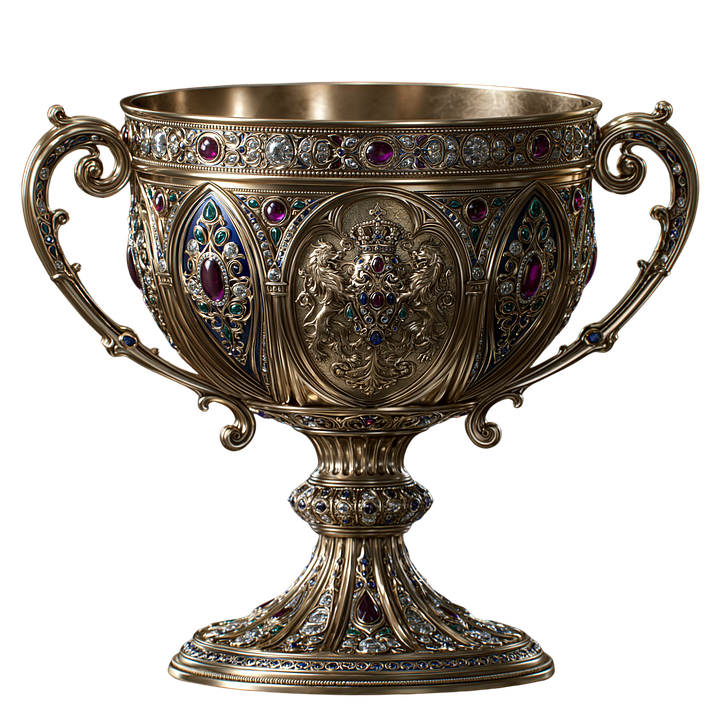 Download Royal Chalice, Golden Goblet, Imperial Cup. Royalty-Free Stock ...