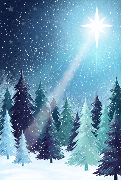 Download Christmas, Winter Scene, Star. Royalty-Free Stock Illustration ...