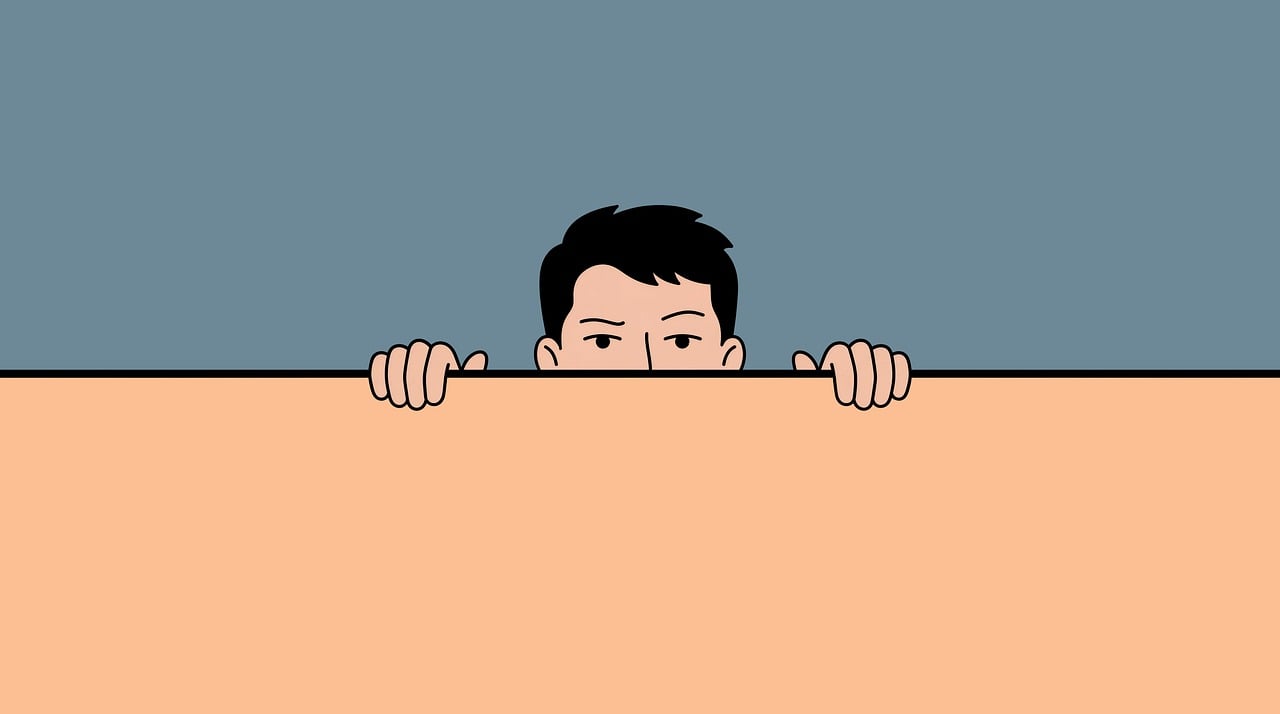 Download Observation, Man, Curiosity. Royalty-Free Stock Illustration ...
