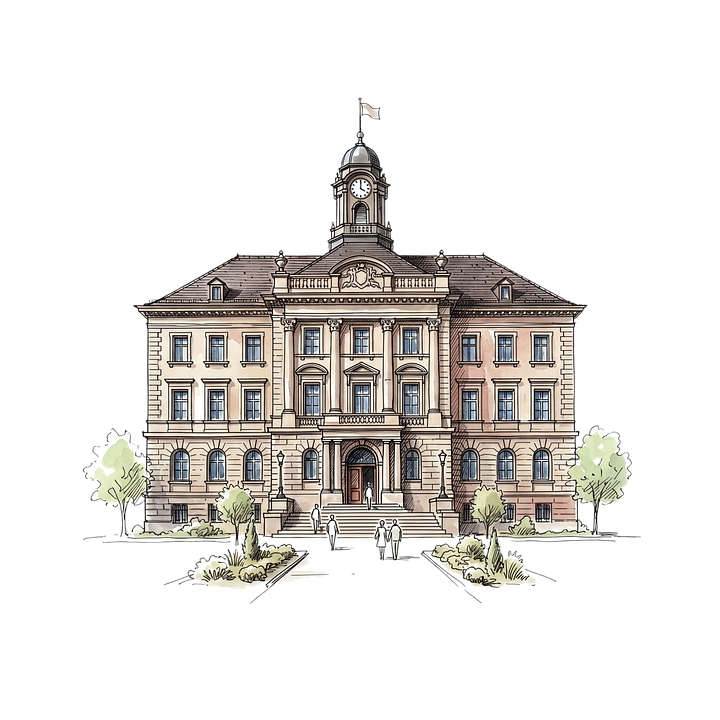 Download Architecture, Civic Building, Town Hall. Royalty-Free Stock ...
