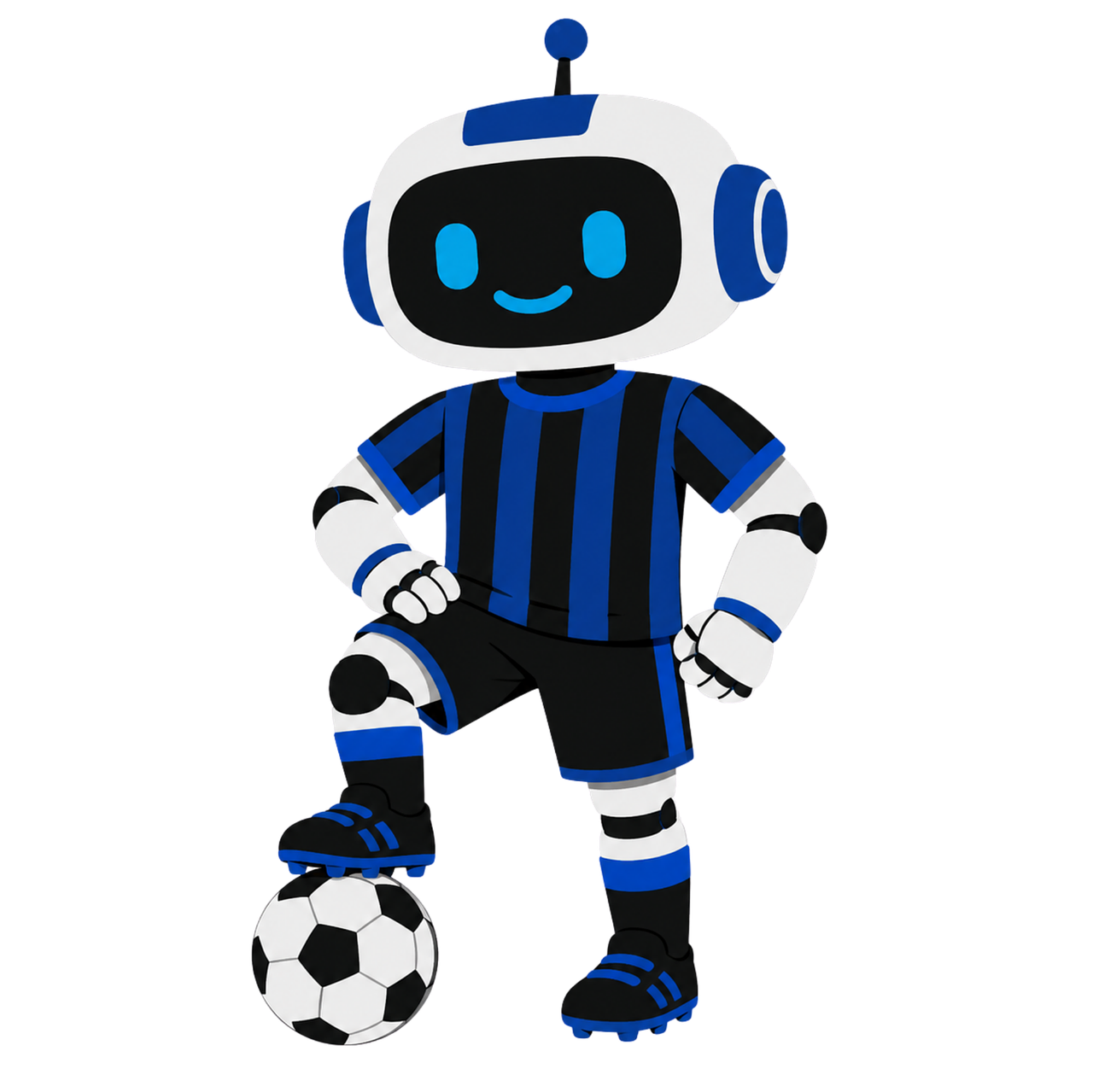 Download Robot Mascot, Football Robot, Football Jersey. Royalty-Free ...