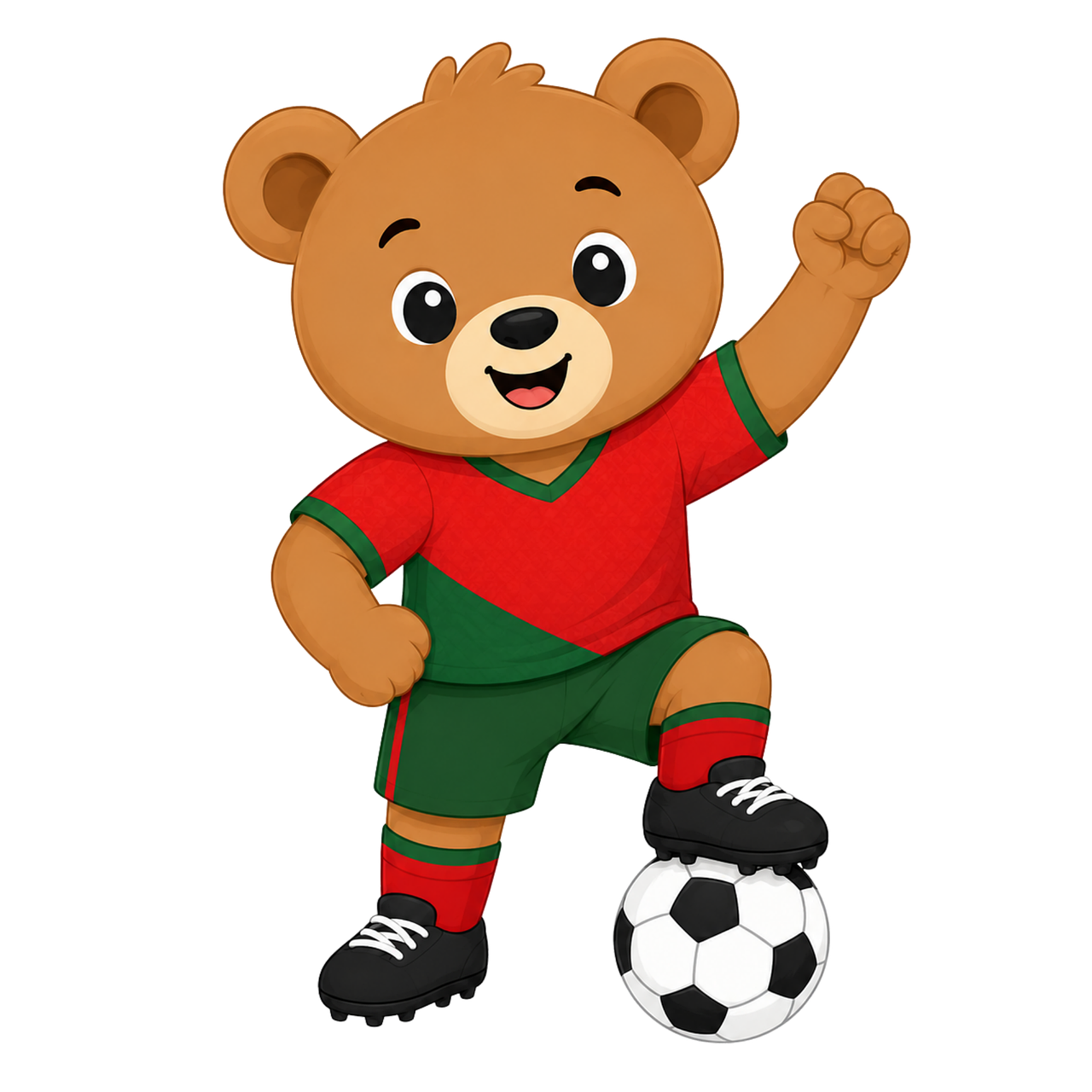 Download Mascot, Football, Teddy Bear. Royalty-Free Vector Graphic ...