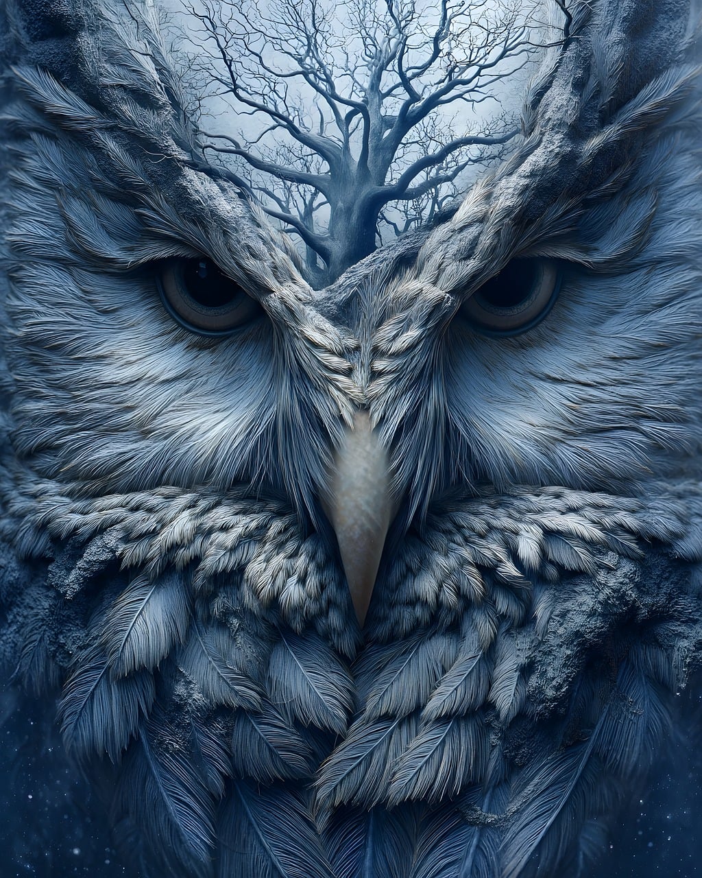 Download Owl, Forest, Moon. Royalty-Free Stock Illustration Image - Pixabay