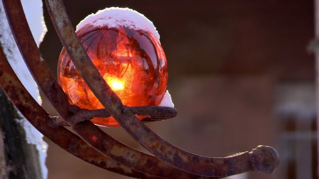 Glass Sphere, Spherical Moon, Winter. Free Stock Video - Pixabay