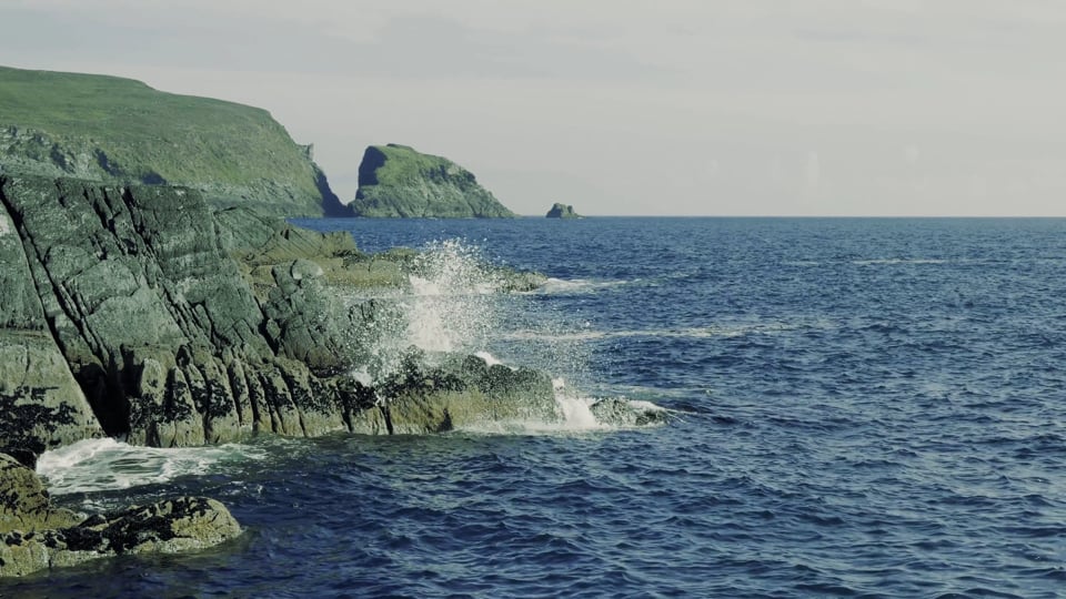 Irish Sea, Sea Rocks, Ireland. Free Stock Video - Pixabay