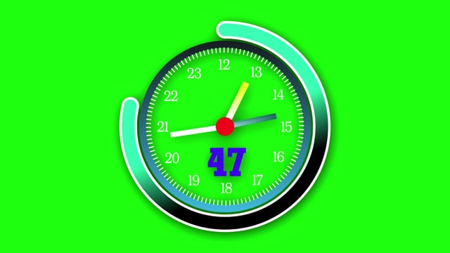 Clock, Time, Green. Free Stock Video - Pixabay