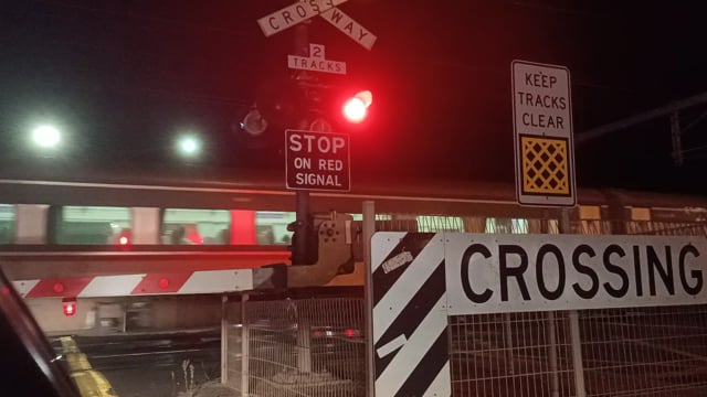 Train, Night, Train Crossing. Free Stock Video - Pixabay