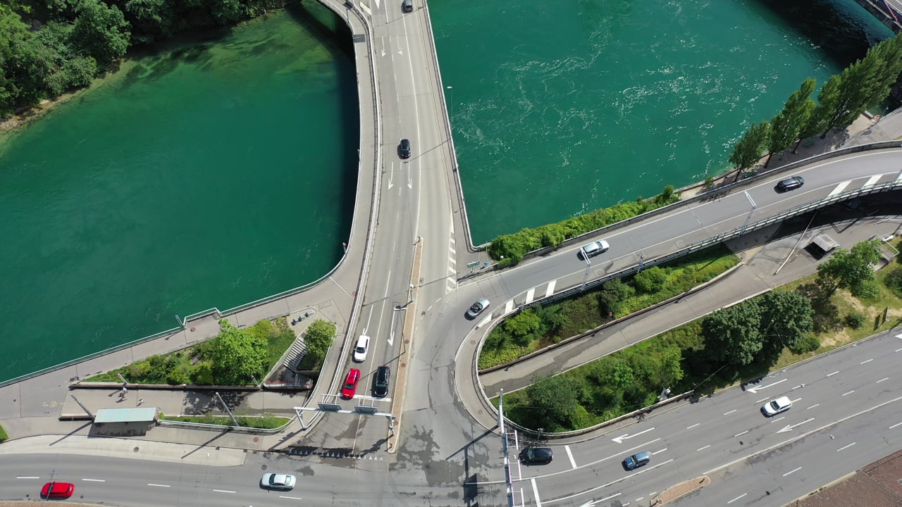 Crossroads, Bridge, Cars. Free Stock Video - Pixabay