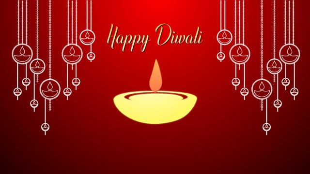 Diwali Diya Animado