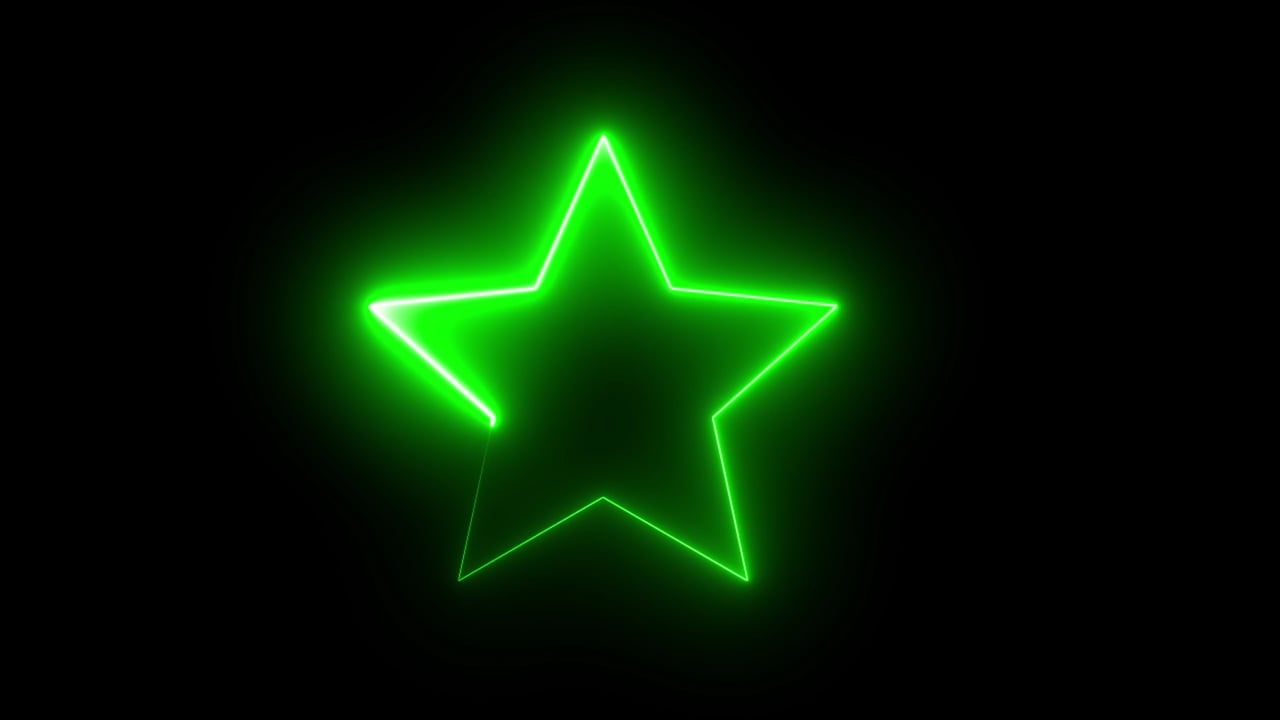 Star, Neon, Light. Free Stock Video - Pixabay