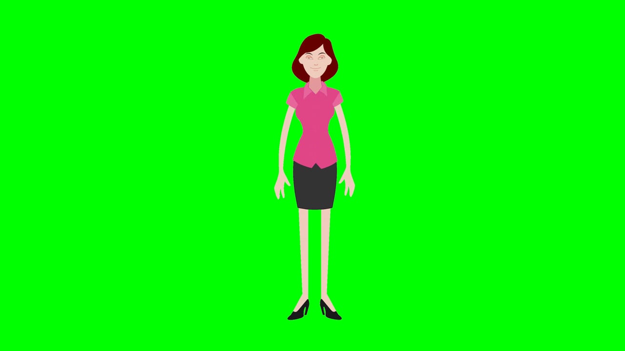 Woman, Girl, Green Screen. Free Stock Video - Pixabay