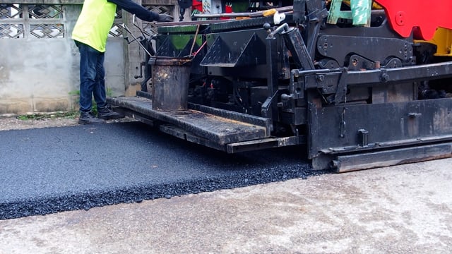 Asphalt Paving Machine, Asphalting, Building. Free Stock Video - Pixabay