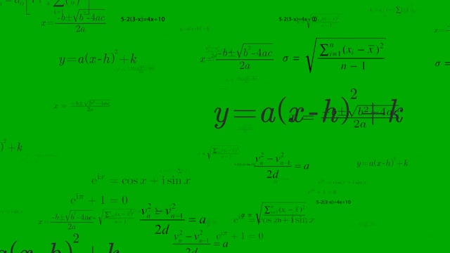 Math, Smart, Greenscreen. Free Stock Video - Pixabay